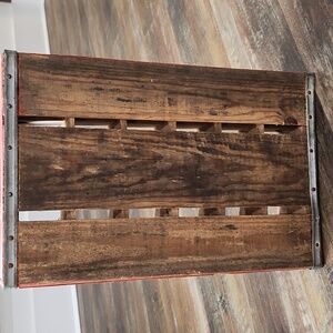 Coke | Accents | Vintage Enjoy Coca Cola Wood Devided 24 Bottle Crate ...
